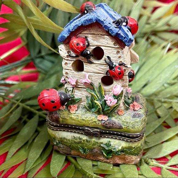 Storage & Organization | Ladybug House Trinket Box | Poshmark